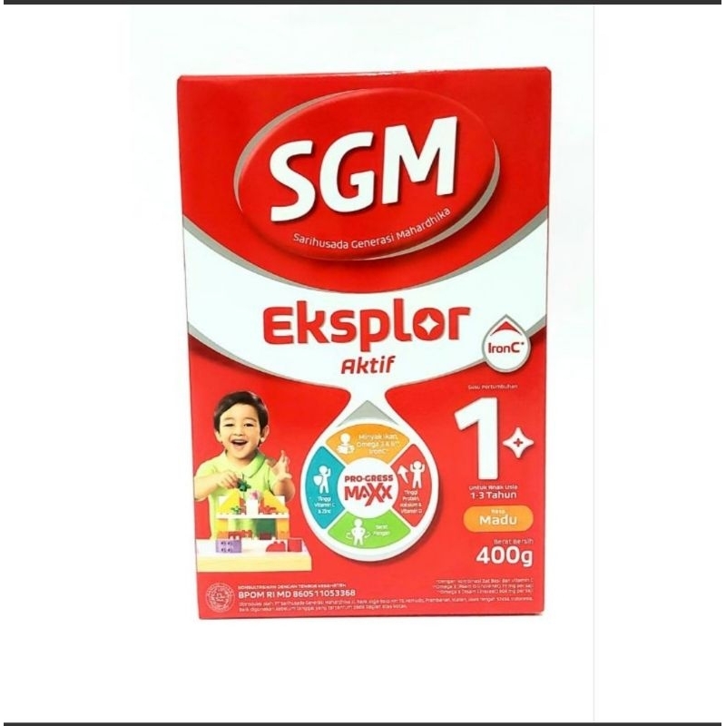 Jual SGM 1+ / 3+ MADU / VANILA 400G/390G | Shopee Indonesia