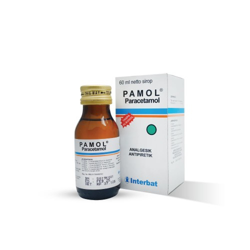 Jual Pamol Sirup 60ml Interbat - Paracetamol / Obat Demam / Obat Sakit ...