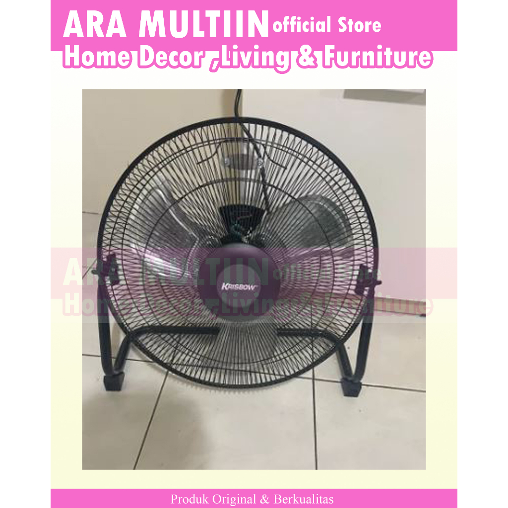 Jual KRISBOW industrial table fan / Kipas angin besi tornado krisbow 16 ...