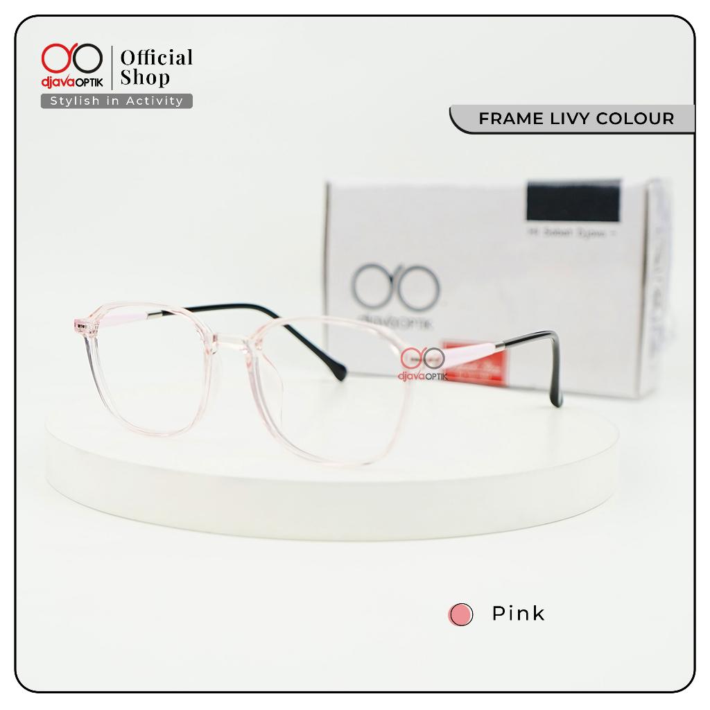 Jual DJAVA OPTIK - Frame Livy - Kacamata Korea Kotak Plastik Lentur Terbaru | Shopee Indonesia