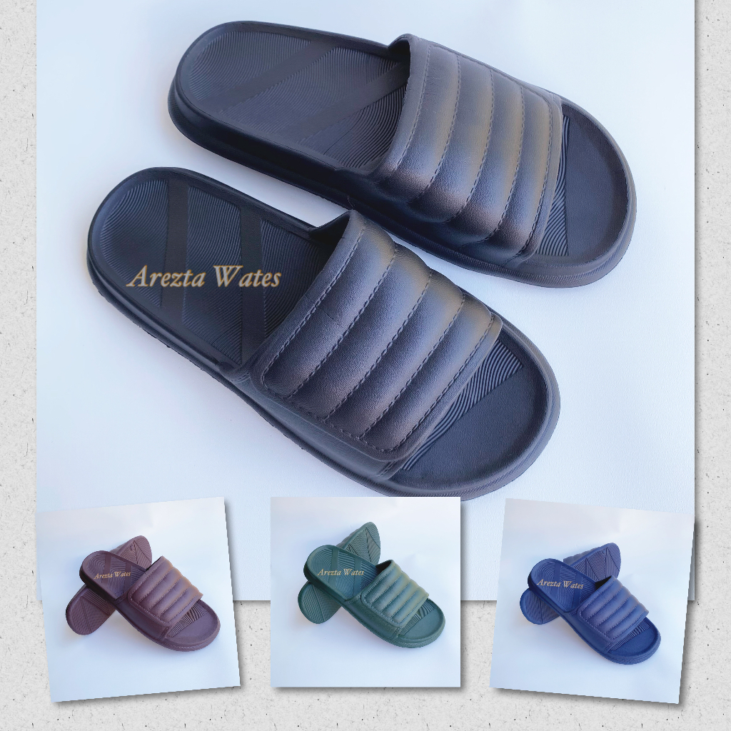 Jual Sandal selop pria porto 1050M slip on karet | Shopee Indonesia