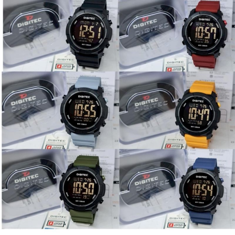 Jual Jam Tangan Pria DIGITEC DG 5189 Digital Original | Shopee Indonesia