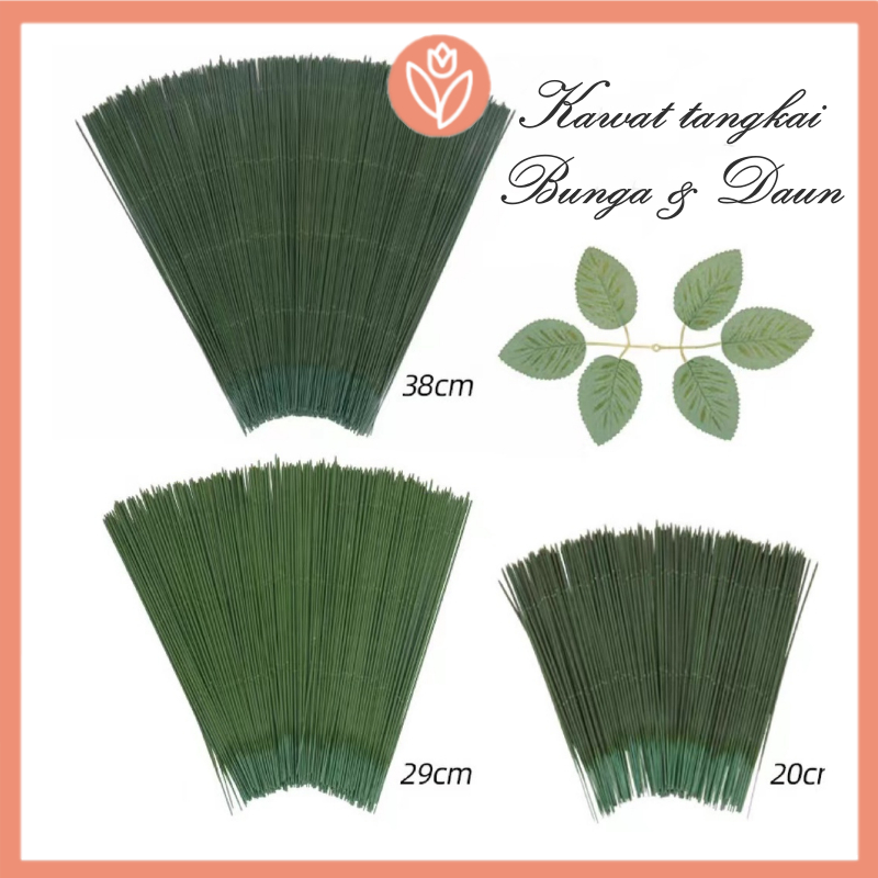 Jual TULIP PAPERIE KAWAT TANGKAI BUNGA IMPORT DAUN DAUN IMPORT DIY ...