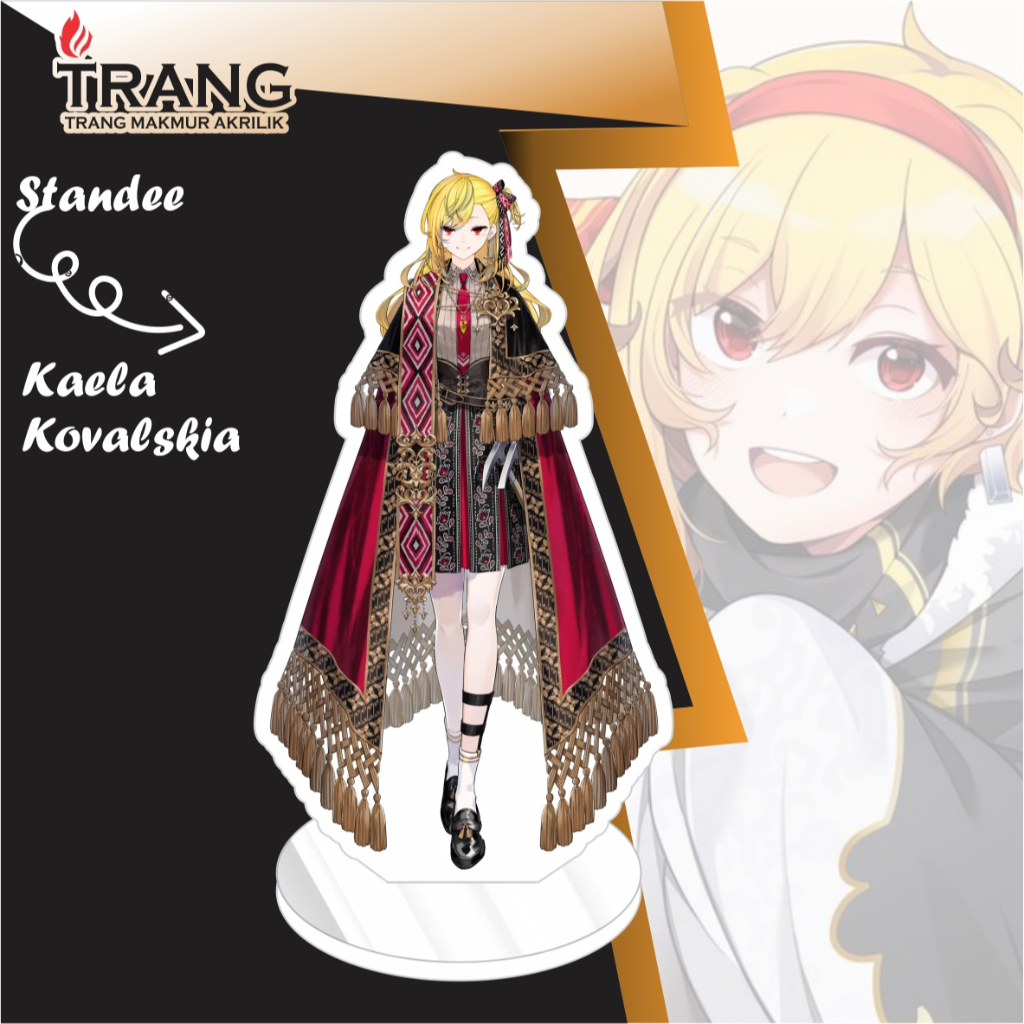 Jual Standee Figure Akrilik Kaela Kovalskia Hololive / Standing Action figure Acrylic Kaela ...