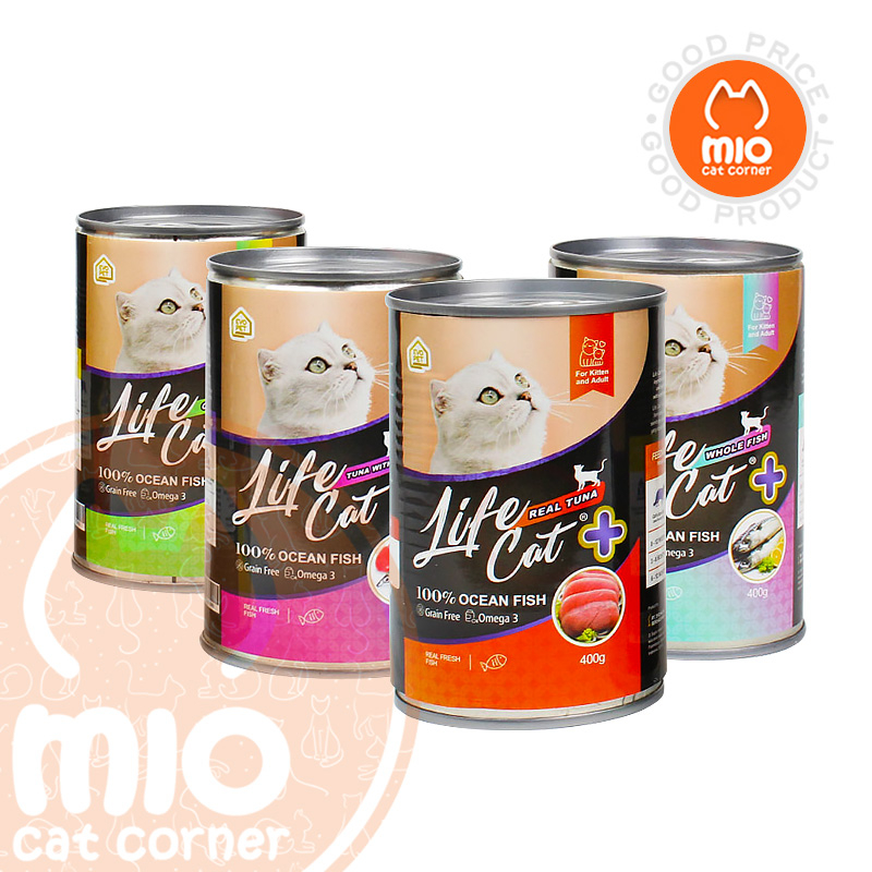 Jual Life Cat+ (Plus) Kaleng Makanan Basah Kucing 400gr | Shopee Indonesia