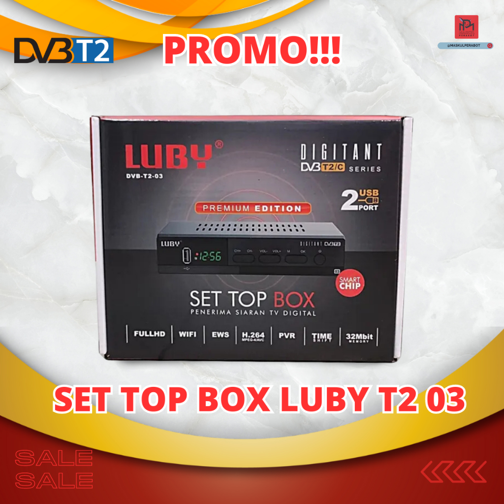 Jual STB TV DIGITAL LUBY STB LUBY DVB T2 03 SET TOP BOX LUBY TV DIGITAL LUBY SET TOP BOX DVB T2 ...
