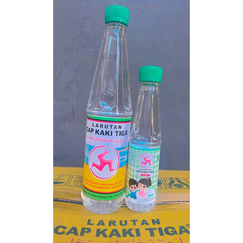 Jual Larutan Cap Kaki Tiga Botol Anak 200ml | Dewasa 500ml | Shopee Indonesia