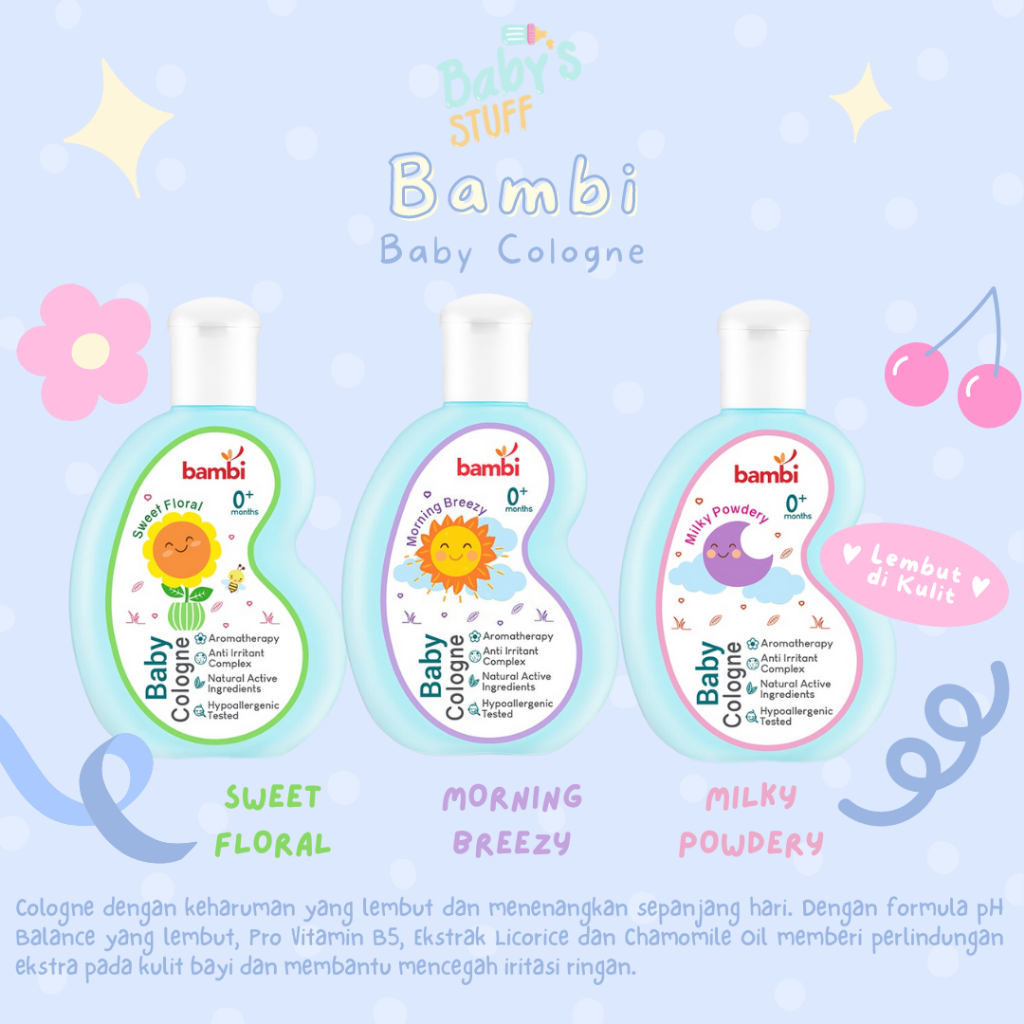Jual Bambi Baby Cologne | Cologne Bayi | Parfum Bayi | Parfum Anak ...