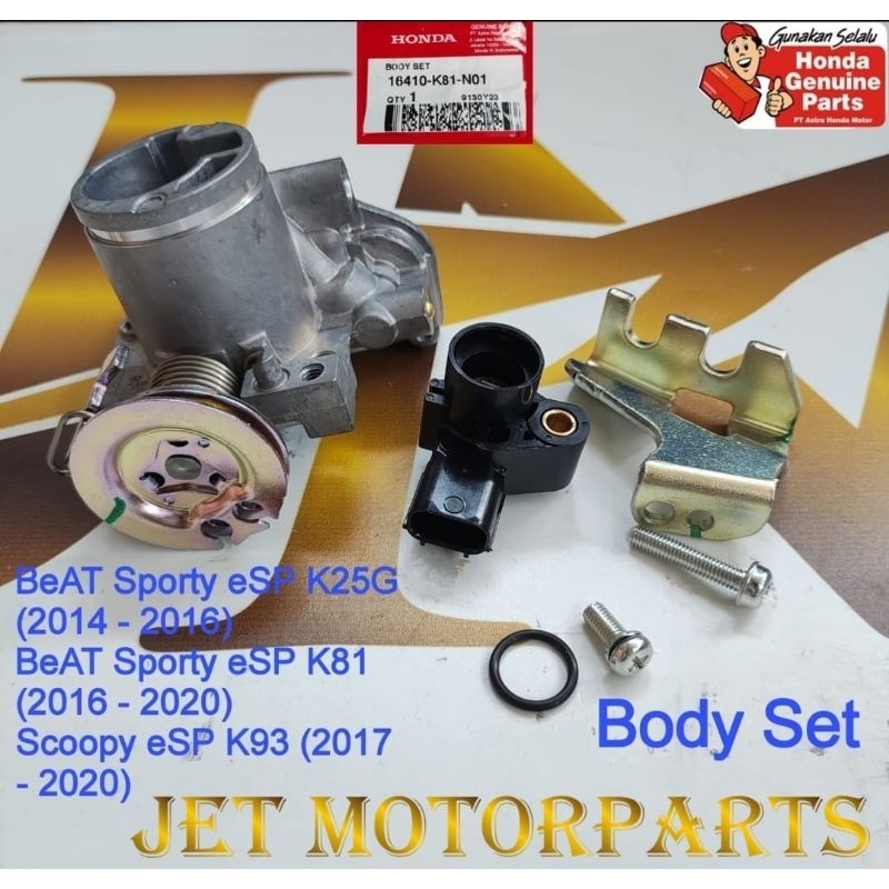 Jual Throttle Body ( Body Set Only) Sensor TPS Beat eSP Scoopy eSP Asli ...