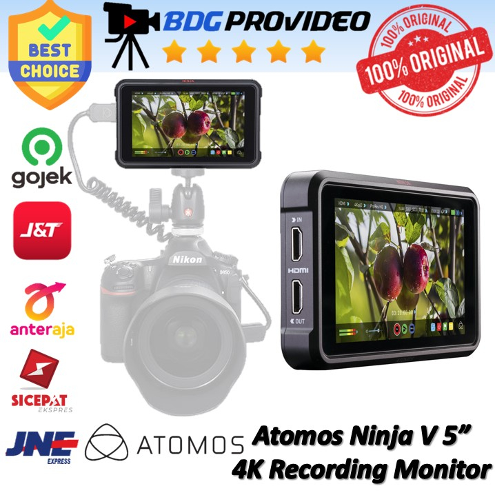 Jual Atomos Ninja V 5" 4K HDMI Recording Monitor | Shopee Indonesia