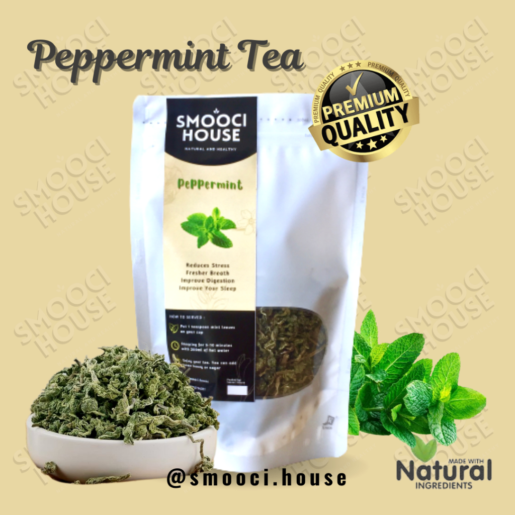 Jual Teh Daun Mint | Pure Dried Peppermint | Peppermint Tea 30gr | Shopee Indonesia