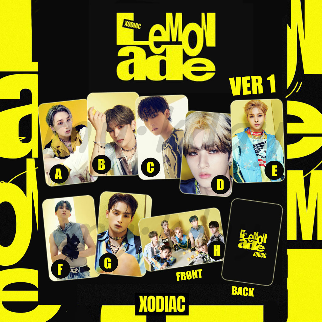 Jual PC-1389, Photocard XODIAC Lemonade 2 sisi | Shopee Indonesia
