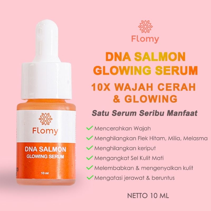 Jual Flomy DNA Salmon Glowing Serum | Serum DNA Salmon BPOM | Shopee ...