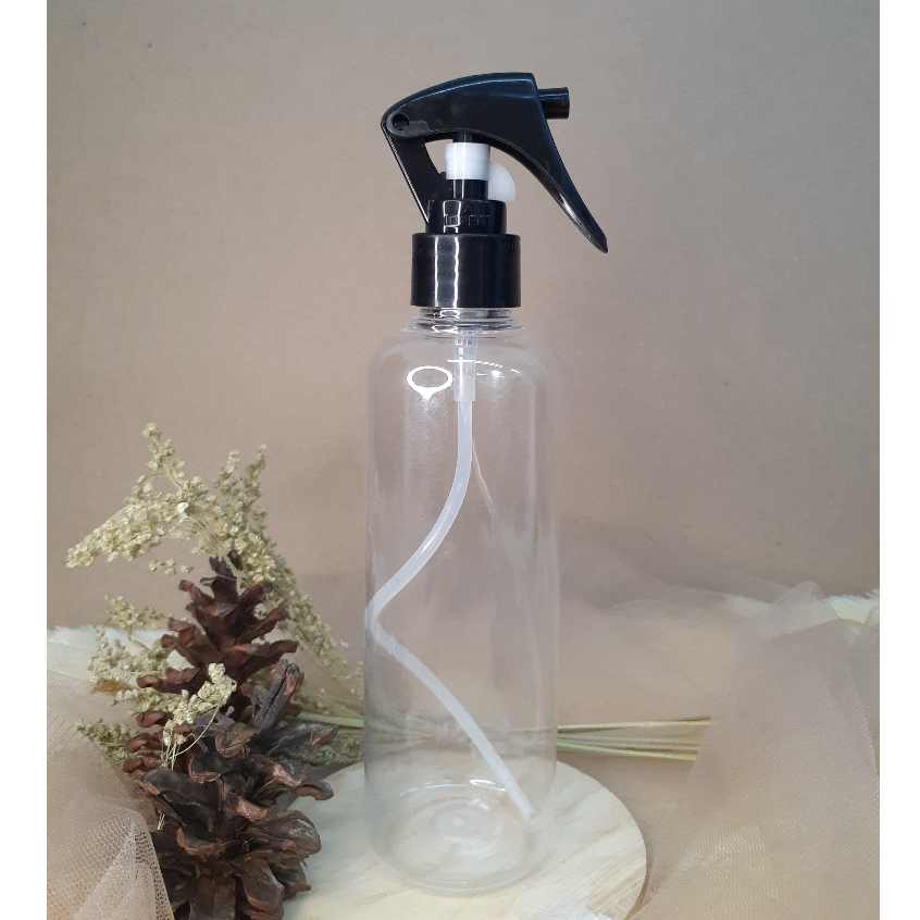 Jual Botol Plastik PET 250ml BR Bening Tutup Semprot Spray Kisspray ...