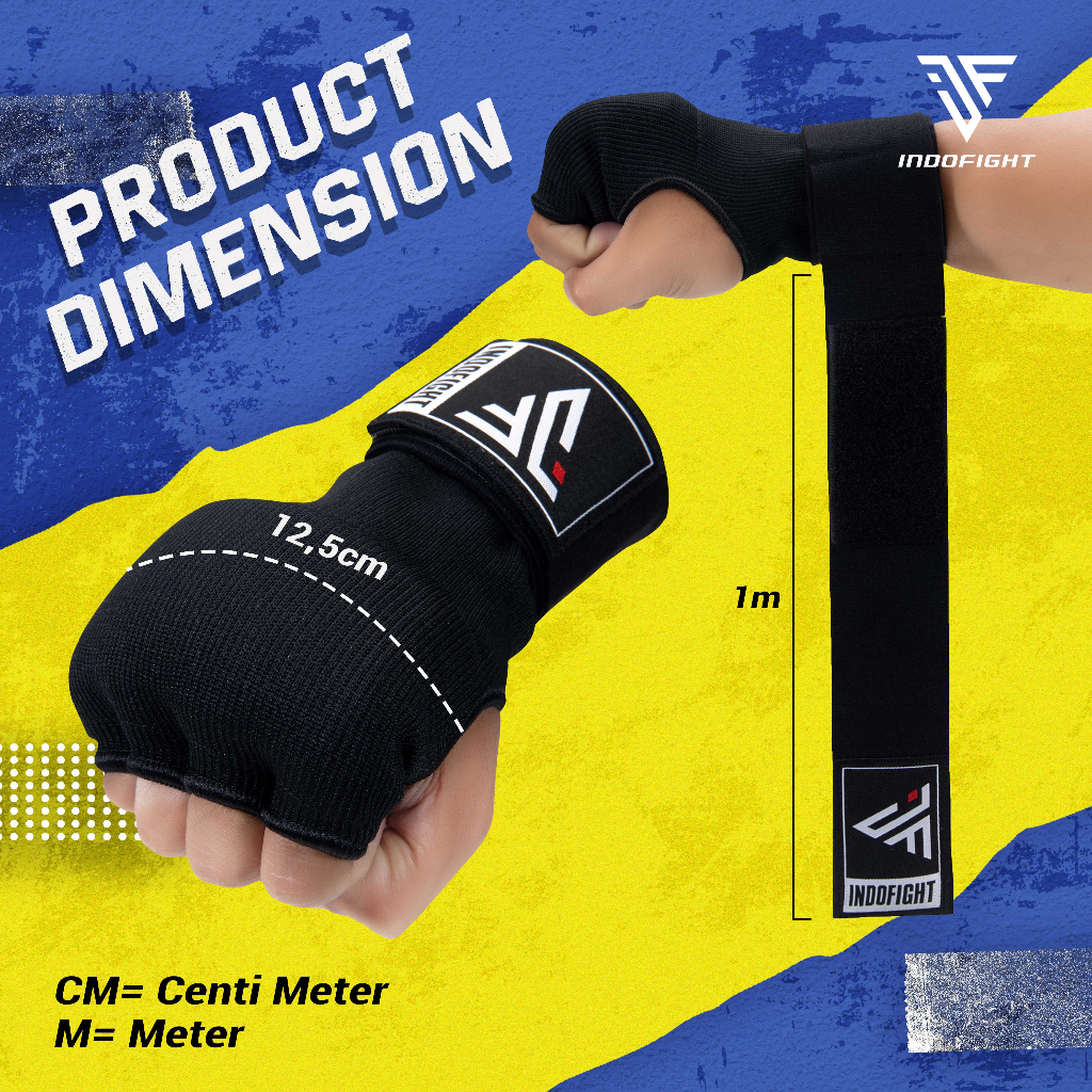 Jual Hand wrap Muaythai Quick Gel Indofight Bandage Tinju Boxing Strap ...