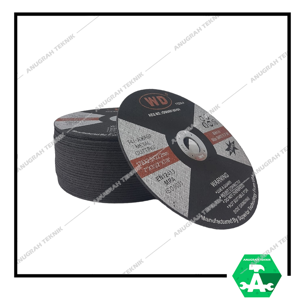 Jual Batu Cutting WD 7" batu potong wd 7inch mata gerinda potong wd 7 ...