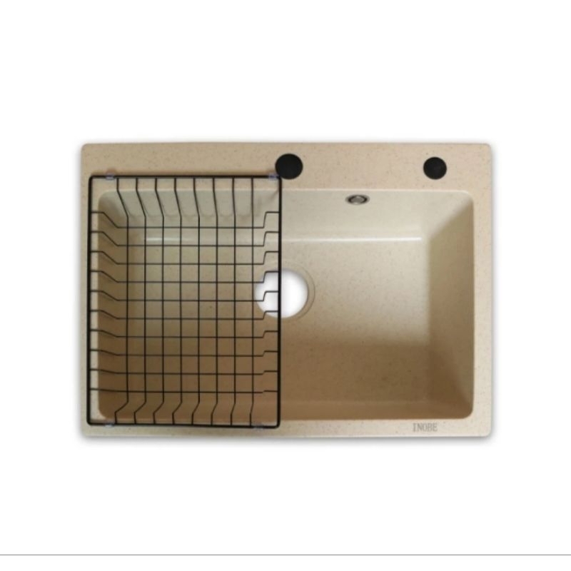 Jual kitchen sink inobe Granit putih 6045 / Kitchen sink Granit white ...