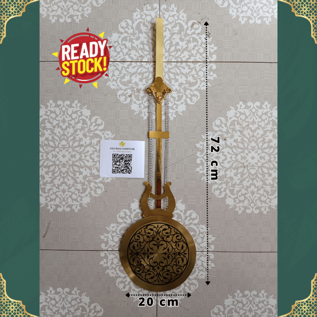 Jual Set Tabung Bandul Emas Polos + Pendulum | Shopee Indonesia