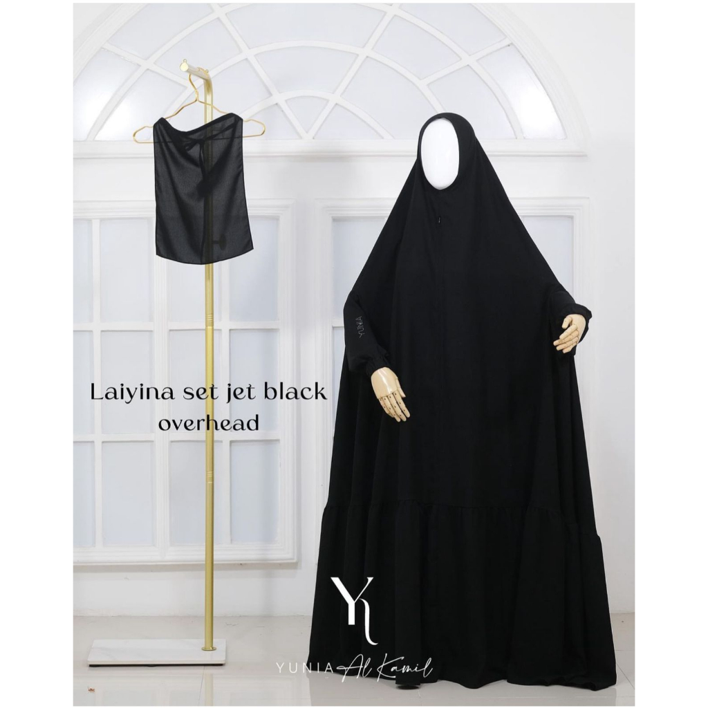 Jual OVERHEAD SET BLACK | ALKAMIL | BAIYINA DAN LAYINA | Shopee Indonesia