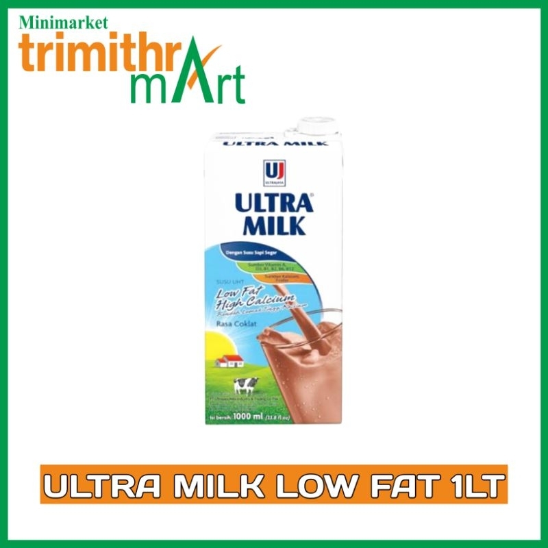 Jual SUSU UHT ULTRAMILK LOW FAT 1LT | Shopee Indonesia