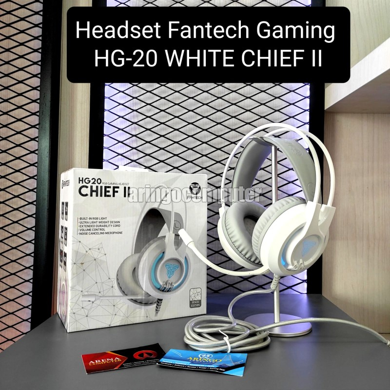 Jual Headset Fantech Gaming HG-20 WHITE CHIEF II | Shopee Indonesia