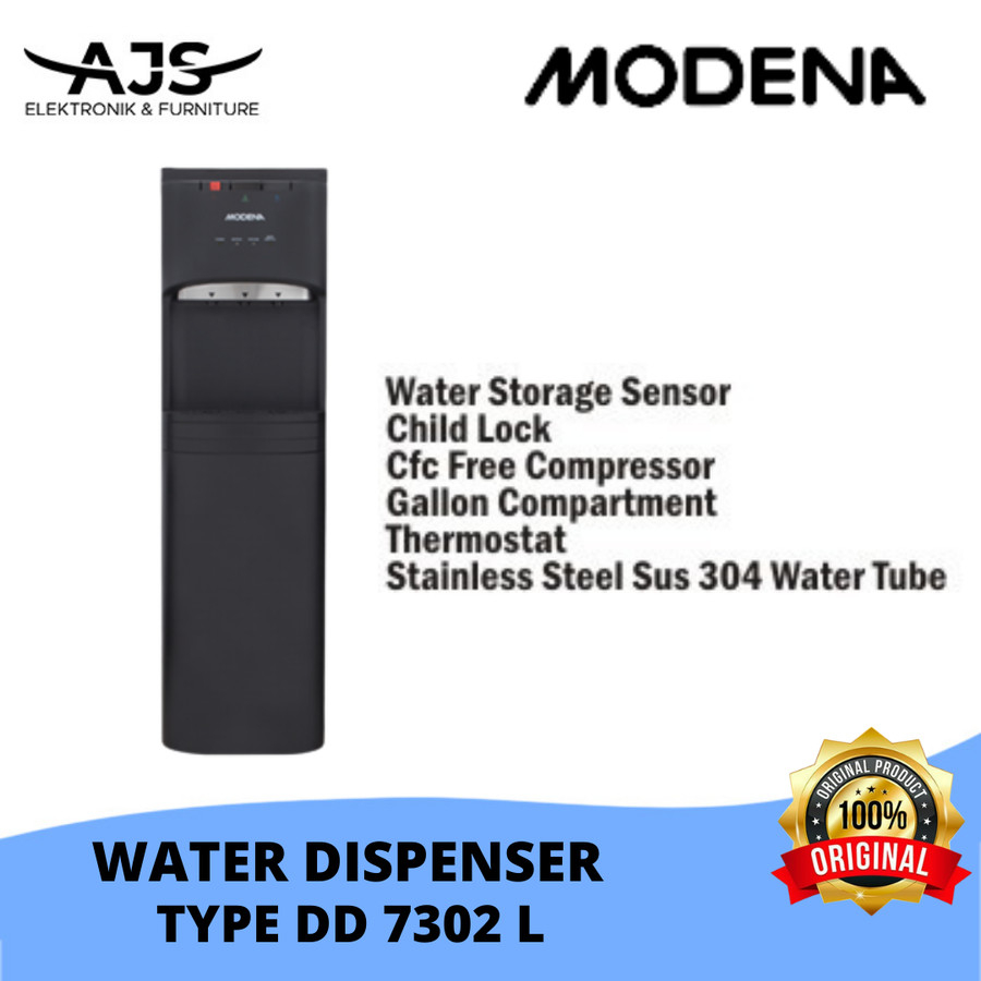 Jual MODENA Water Dispenser - DD7302 DD 7302 L (Galon Bawah) | Shopee ...