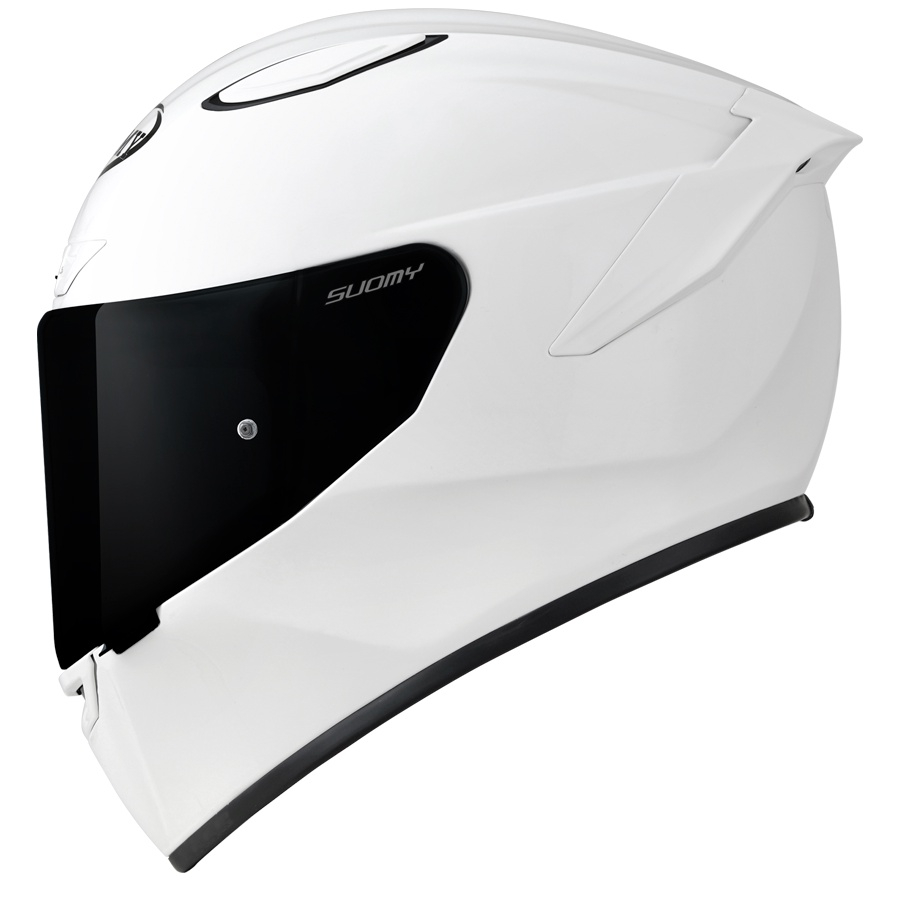 Jual HELM SUOMY TRACK-1 PLAIN - WHITE (VISOR CLEAR) | Shopee Indonesia