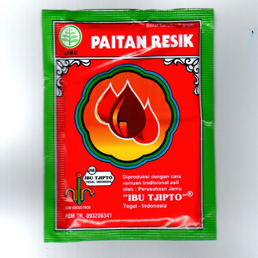 Jual JAMU PAITAN RESIK - JAMU TRADISIONAL IBU TJIPTO isi 10 saset ...