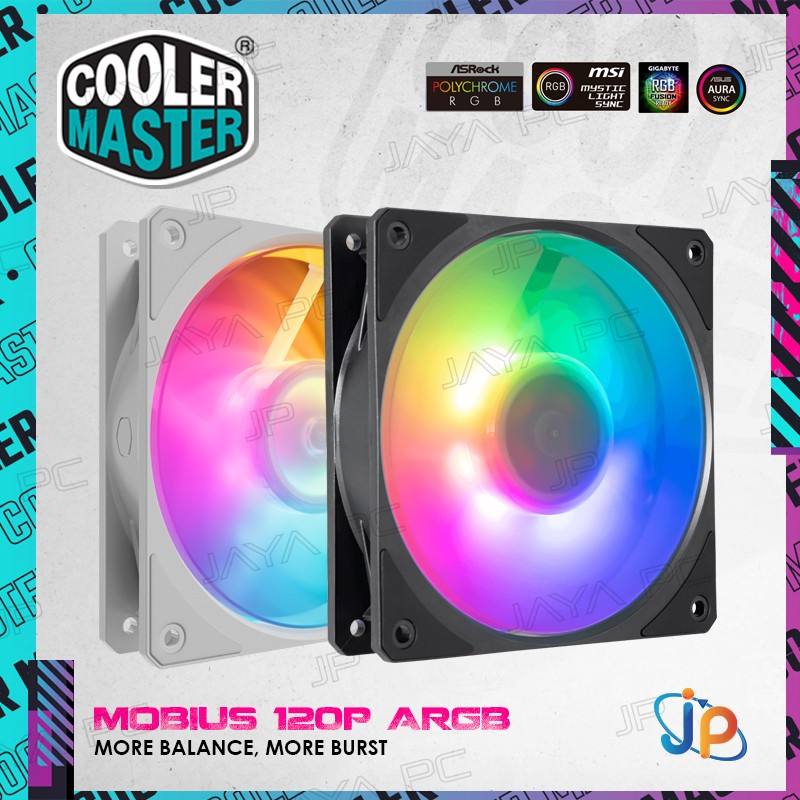 Jual Cooler Master Mobius 120P ARGB - Fan Casing 12cm | Shopee Indonesia