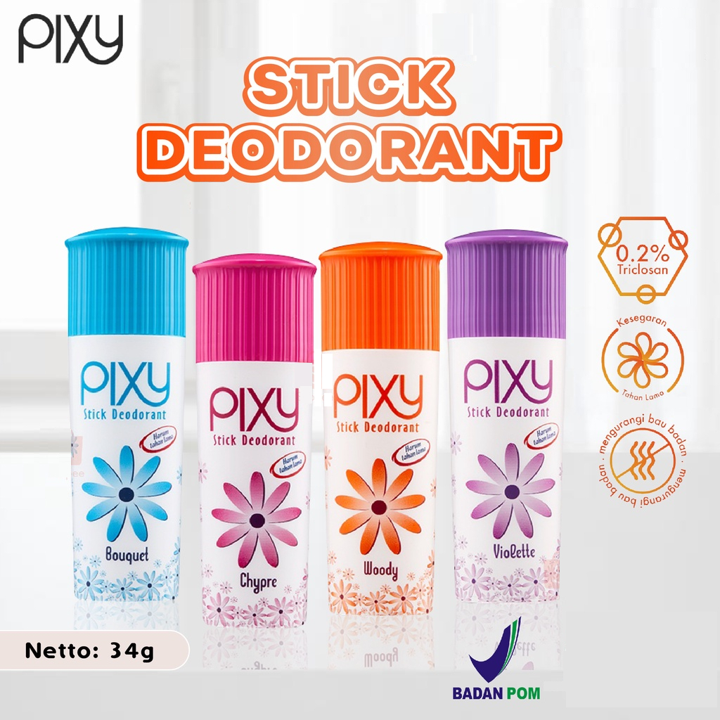 Jual AS Pixy Stick Deodorant Roll On Deodoran Besar 34Gr | Shopee Indonesia