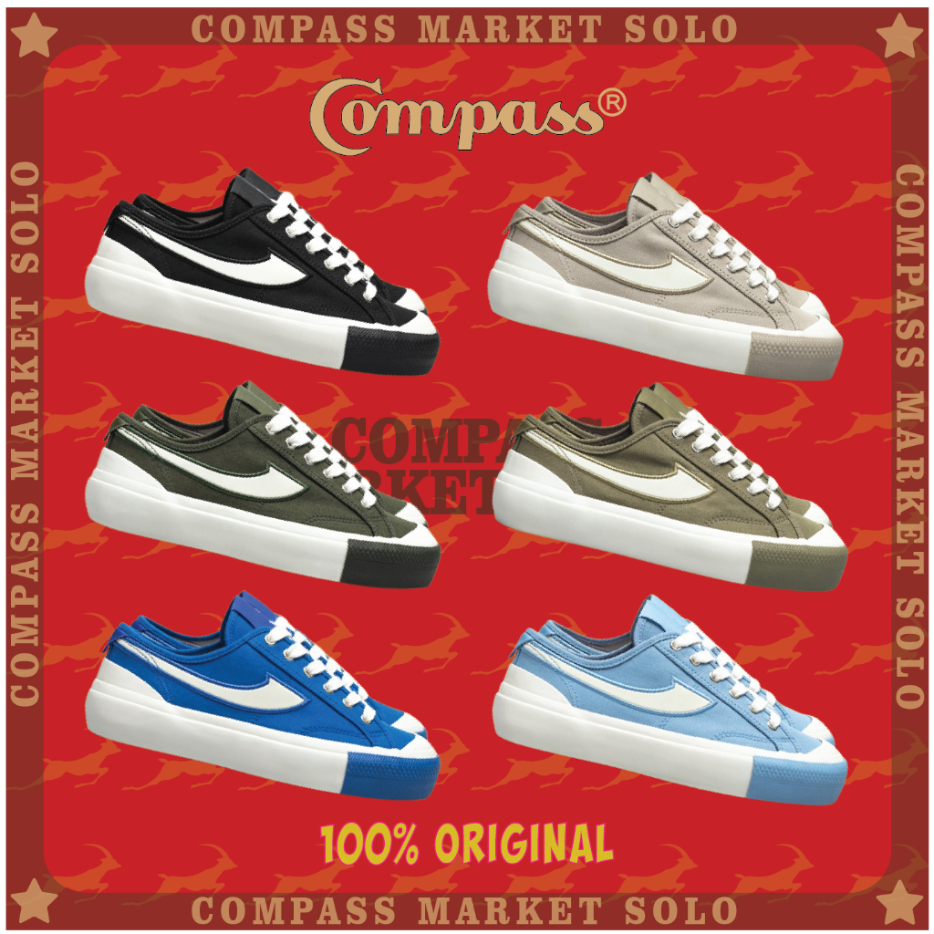 Jual [ORIGINAL] SEPATU COMPASS PROTO LITE BLACK BABY BLUE OLIVE SAGE ...