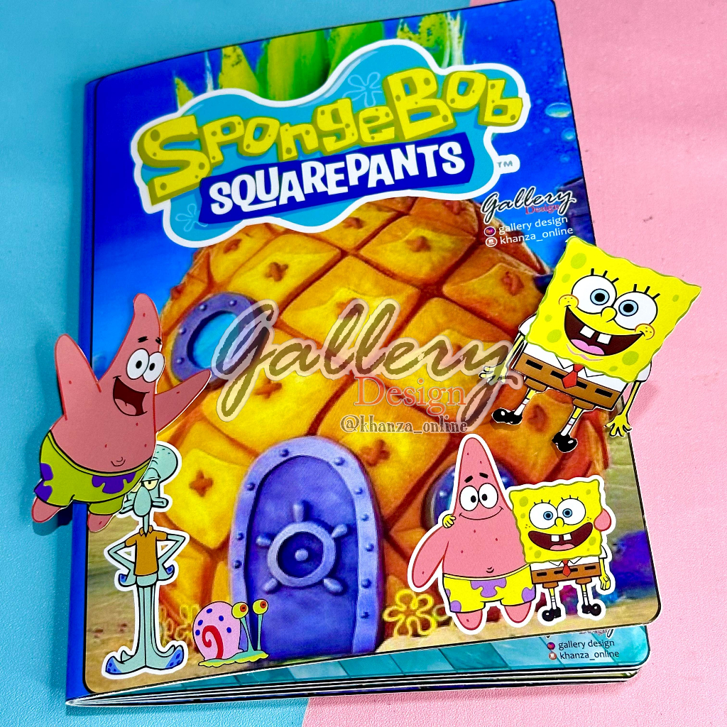 Jual SPONGEBOB PAPERDOLL Mainan edukatif anak terbaru quite book ...