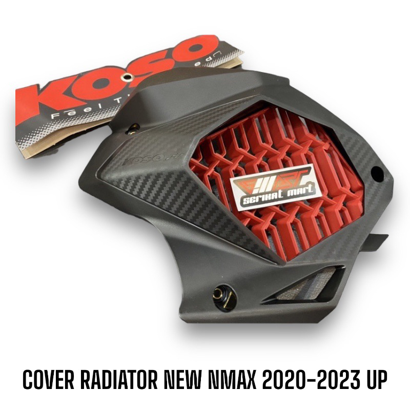 Jual COVER RADIATOR KOSO NEW NMAX 2020 / AEROX 2021 / TUTUP RADIATOR ...