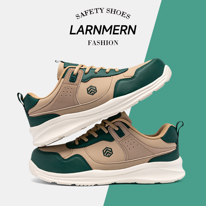 Jual LARNMERN Sepatu Safety Ringan Sneakers Model Casual Anti Slip ...