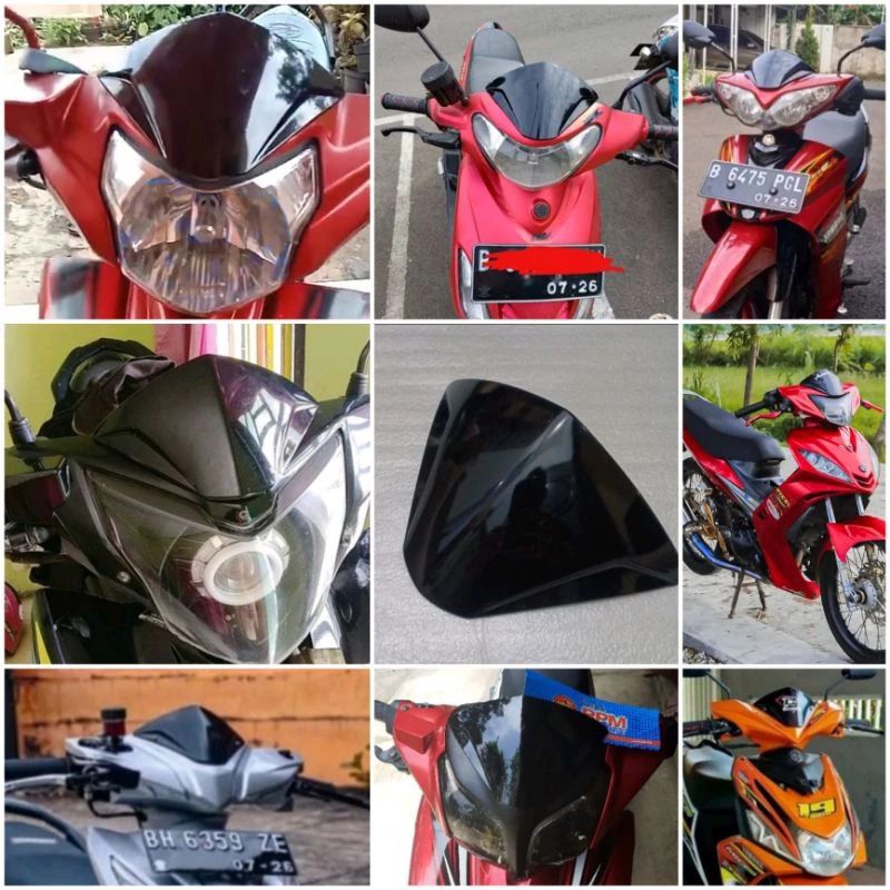 Jual Visor Windshield Universal/Visor Mio M3 Z 125-Mio Gear-Soul Gt 115 ...