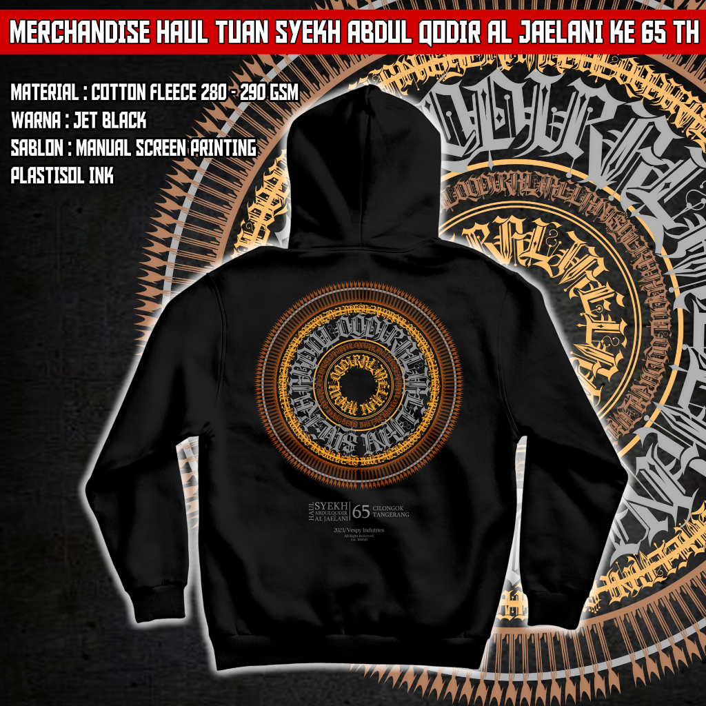 Jual HOODIE HAUL TUAN SYEKH ABDUL QODIR AL JAELANI KE 65 TH - VASPY | Shopee Indonesia