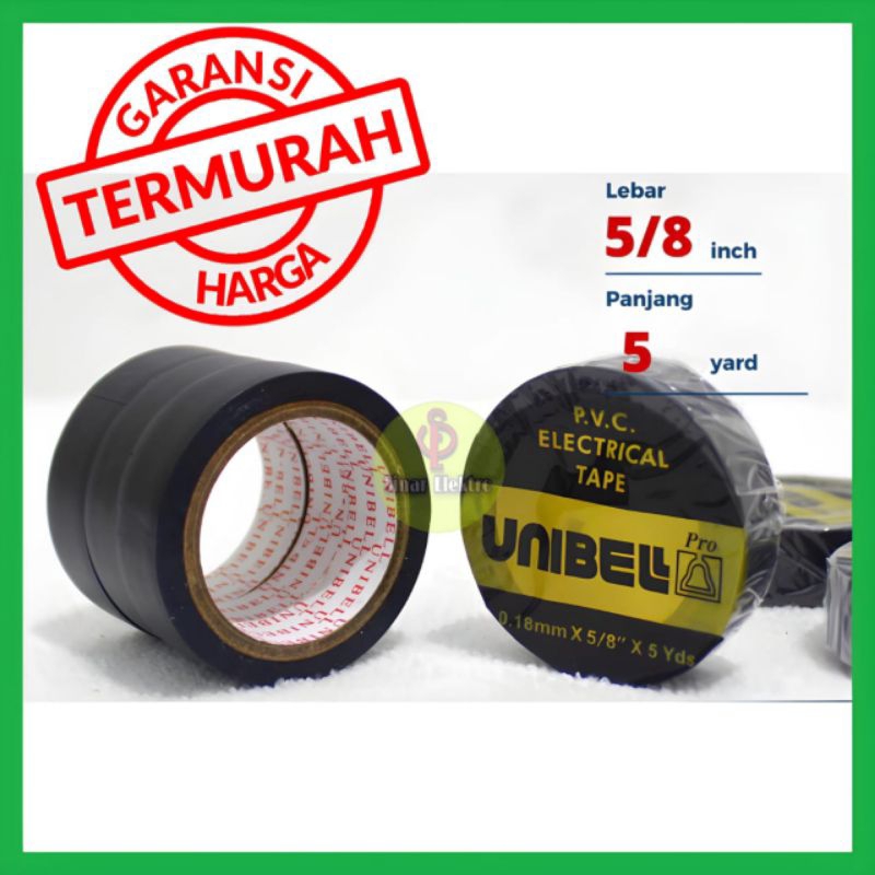 Jual Isolasi Listrik Hitam UNIBELL ROLL/Electrical Tape | Shopee Indonesia