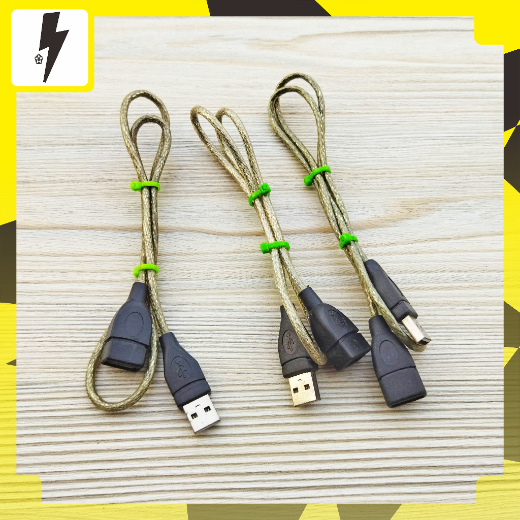 Jual Kabel USB Extender Extension Male to Female Perpanjangan 50cm ...