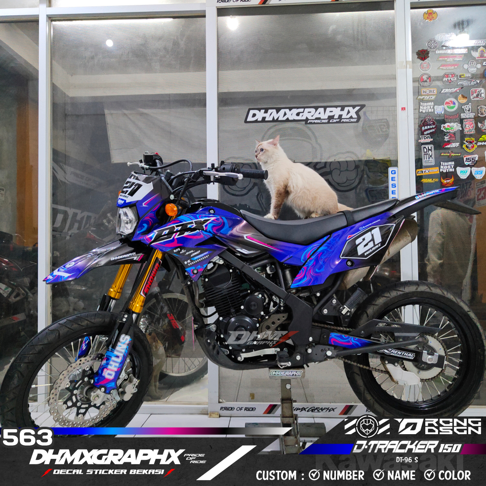 Jual DHMX Decal Sticker D Tracker D-Tracker 150 (DT-96 M) | Shopee Indonesia