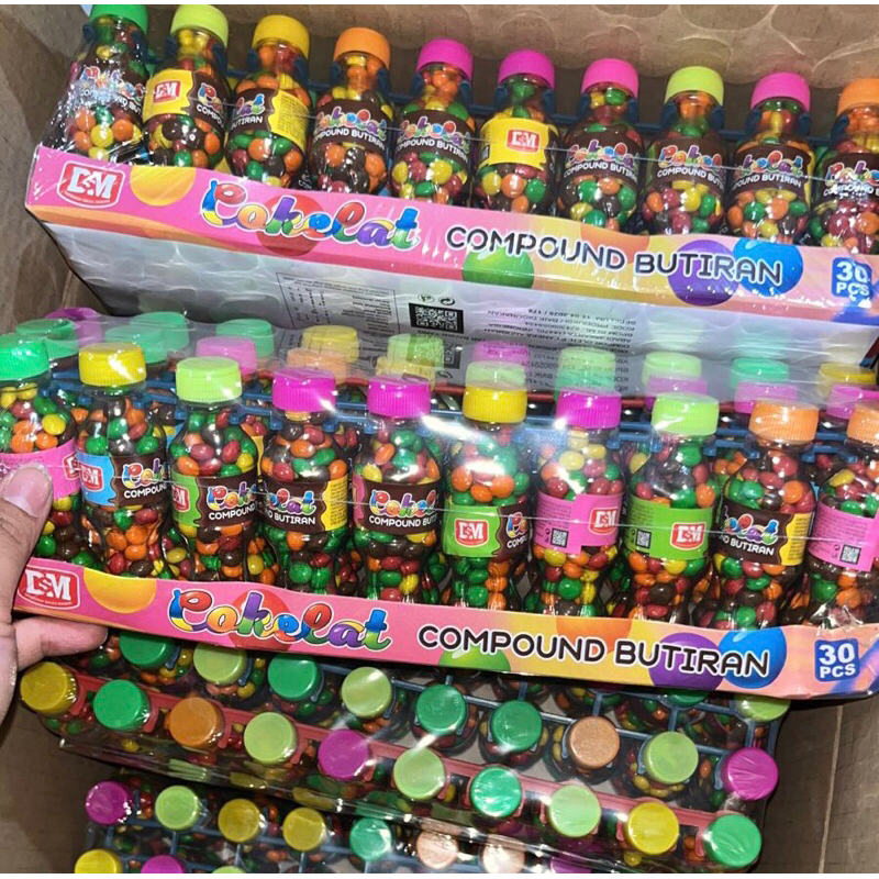 Jual Permen Cokelat compound botol cola isi 30pcs | Shopee Indonesia