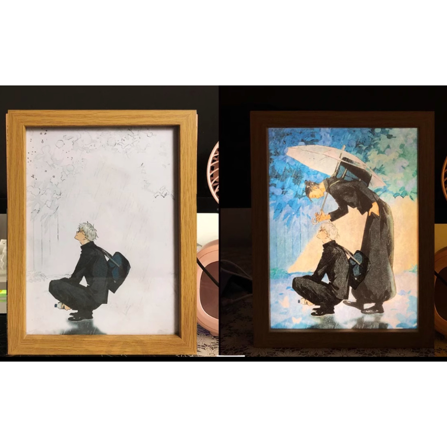 Jual Jujutsu Kaisen Gojo Satoru Geto Suguru SatoSugu Light Box Frame ...