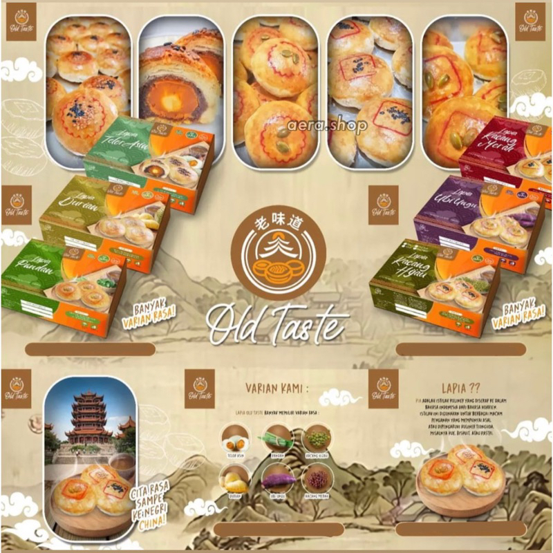 Jual Kue Bulan Tradisional Lapia Jadul Moon Cake Old Taste Mooncake ...
