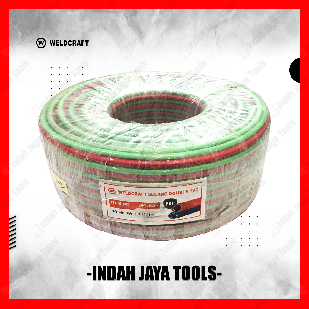 Jual WELDCRAFT Selang Las Double - Welding Hose Oksigen Gas LPG PVC ...