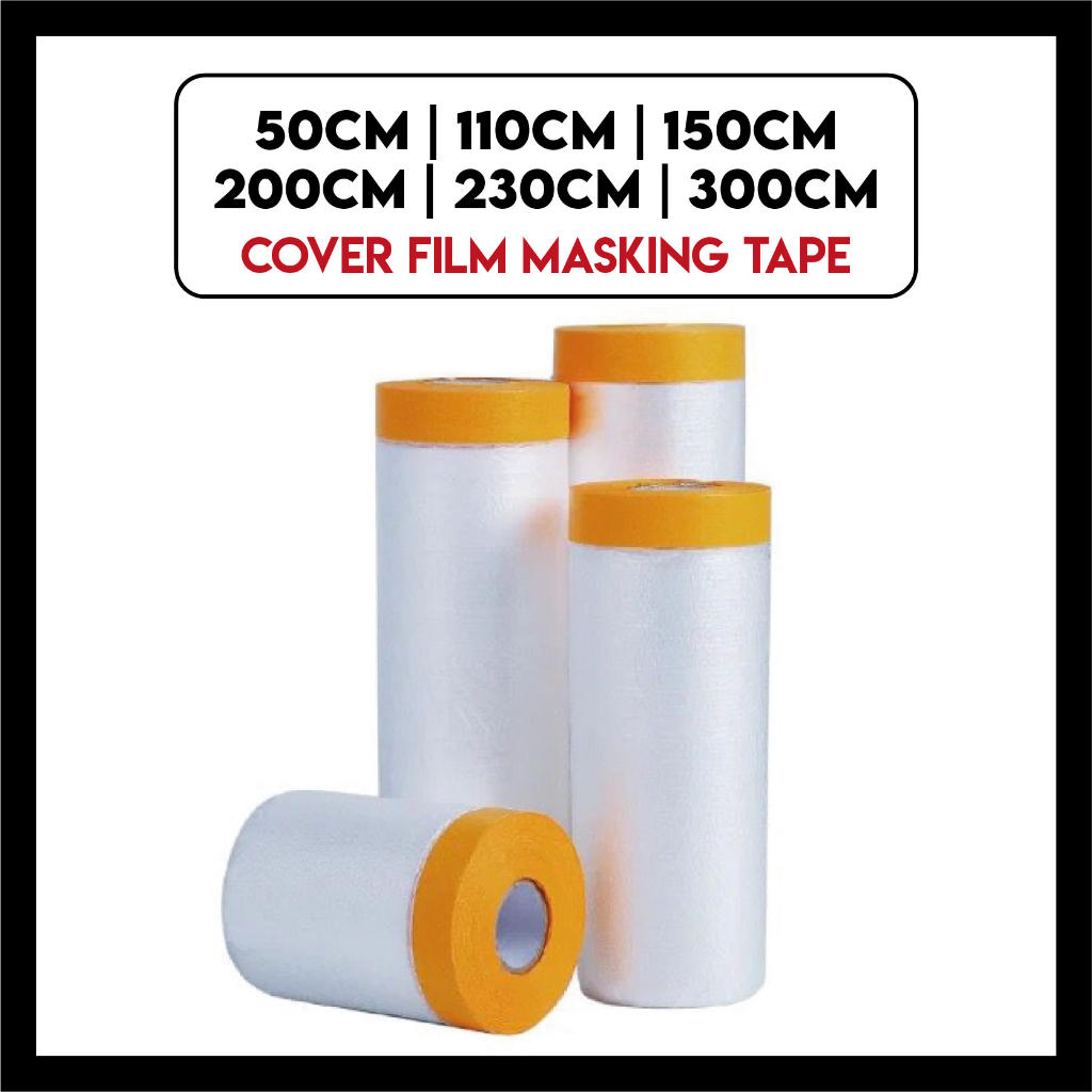 Jual Film Adhesive Masking Covering Plastik Penutup Funiture Tutup ...