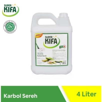 Jual SUPER KIFA KARBOL SEREH JERIGEN 4L / SUPER KIFA KARBOL SEREH ...