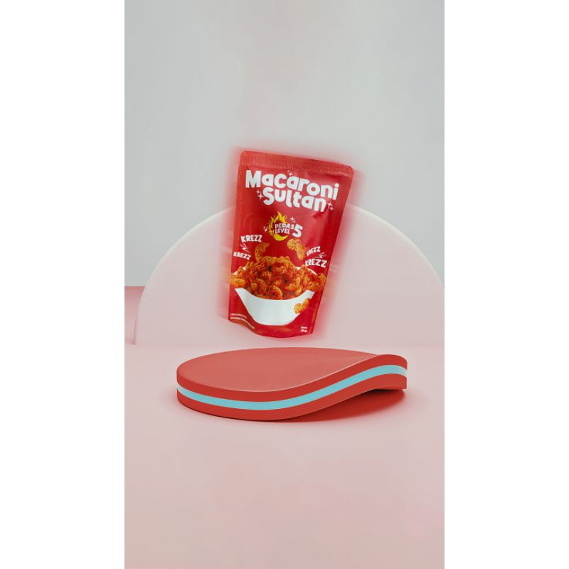 Jual MACSUL Macaroni Sultan cemilan ringan viral rasa Pedas level 5 50 ...