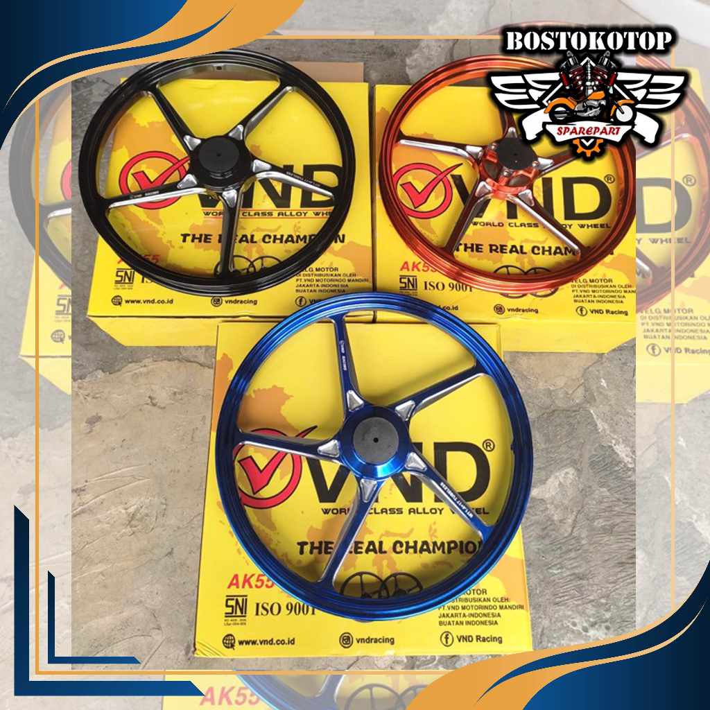 Jual VND Racing Velg Pelg Model Enkei X1R Taka Tipe AK 55 Jupiter Z Jupi Mx Old Vega ZR F1ZR ...