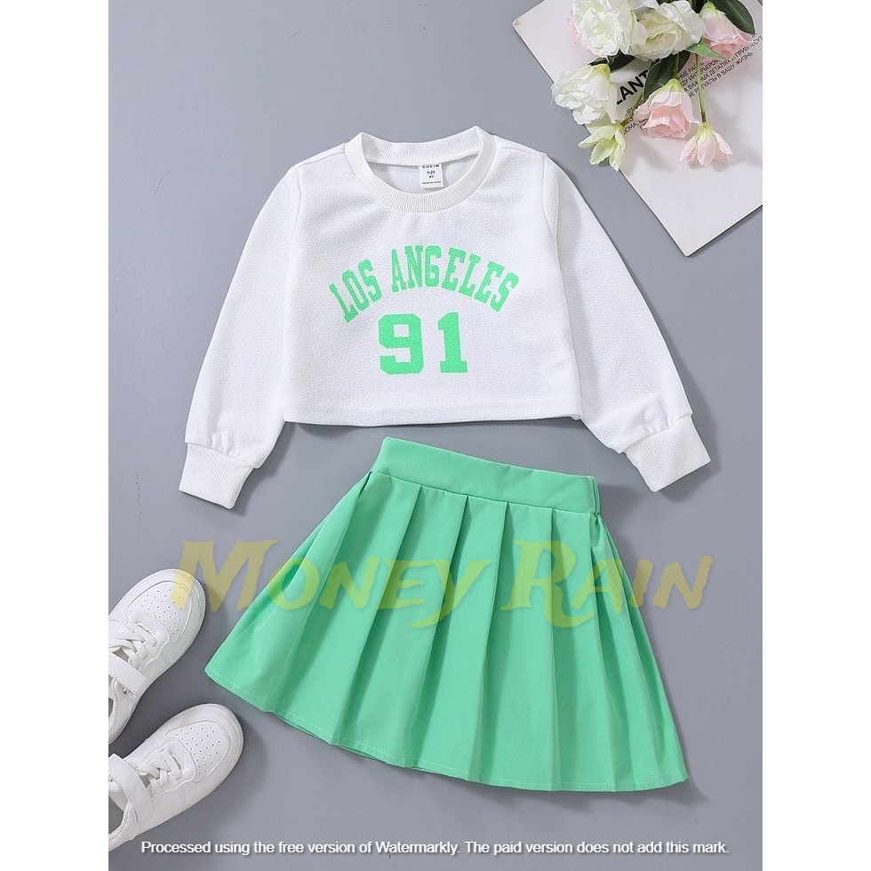Jual One set rok mini anak perempuan setelan anak perempuan korea usia ...