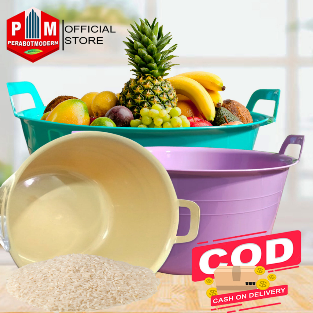 Jual Baskom Plastik Jumbo Basin Serbaguna UK 15 / Bak Kuping / Ember ...