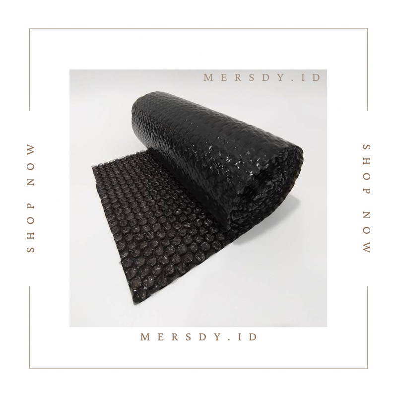 Jual Bubble wrap / Bubble Packingan Warna Hitam Tempelan Fragile Warna ...